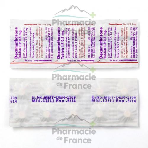 Acheter Dexone Comprimé 0.5mg – Prix Sans Ordonnance